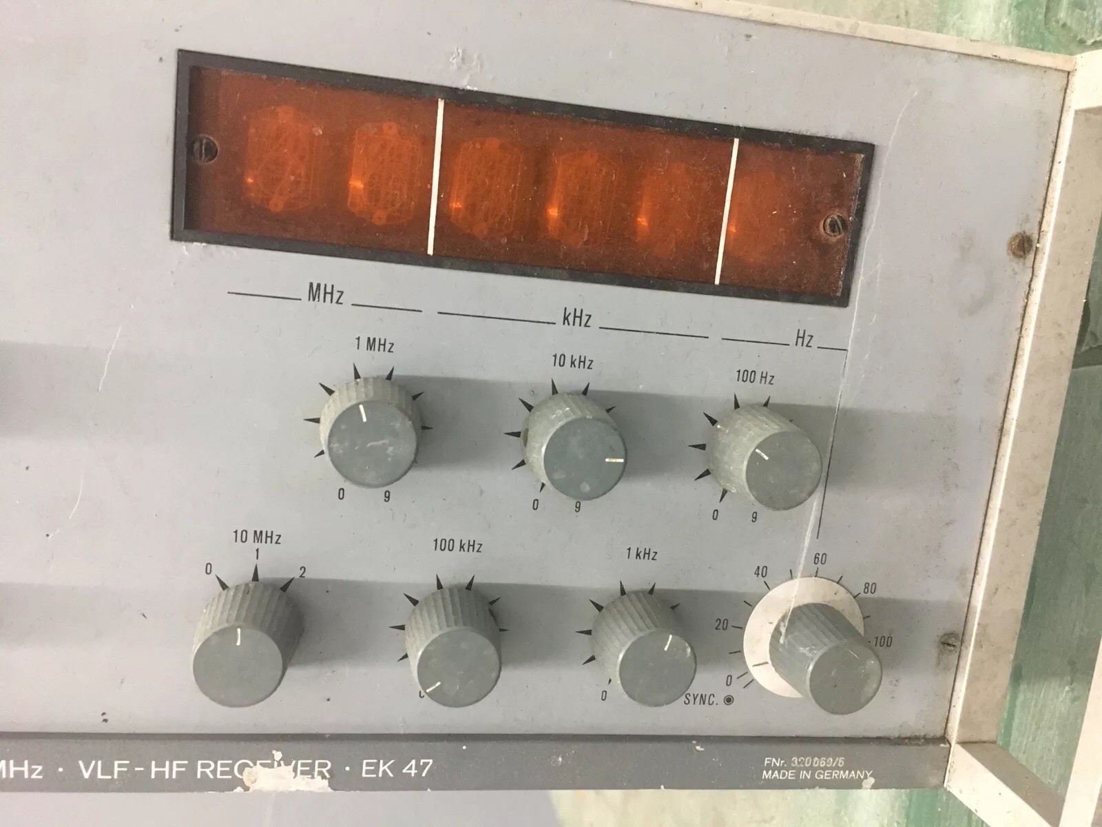 VTG ROHDE & SCHWARZ EK47 VLF-HF 10K-30MHz Empfanger Digital Receiver ...