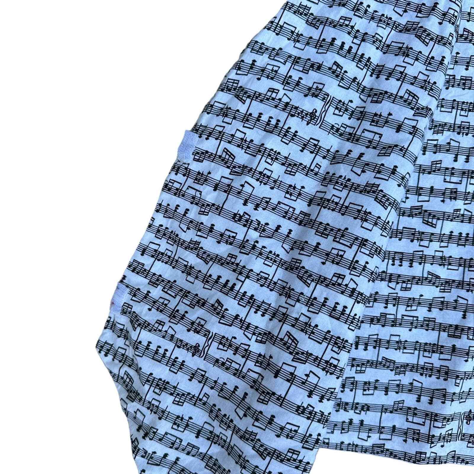 Vintage Vest Piano Music Note 80s 90s Hipster Festiva… - Gem