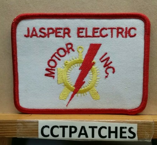 JASPER ELECTRIC MOTOR INC. PATCH | eBay