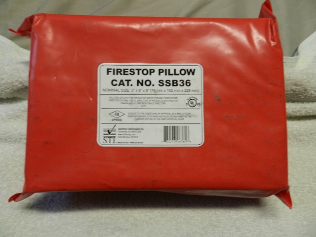 9" Fire Barrier Pillow STI SSB36 for sale online | eBay