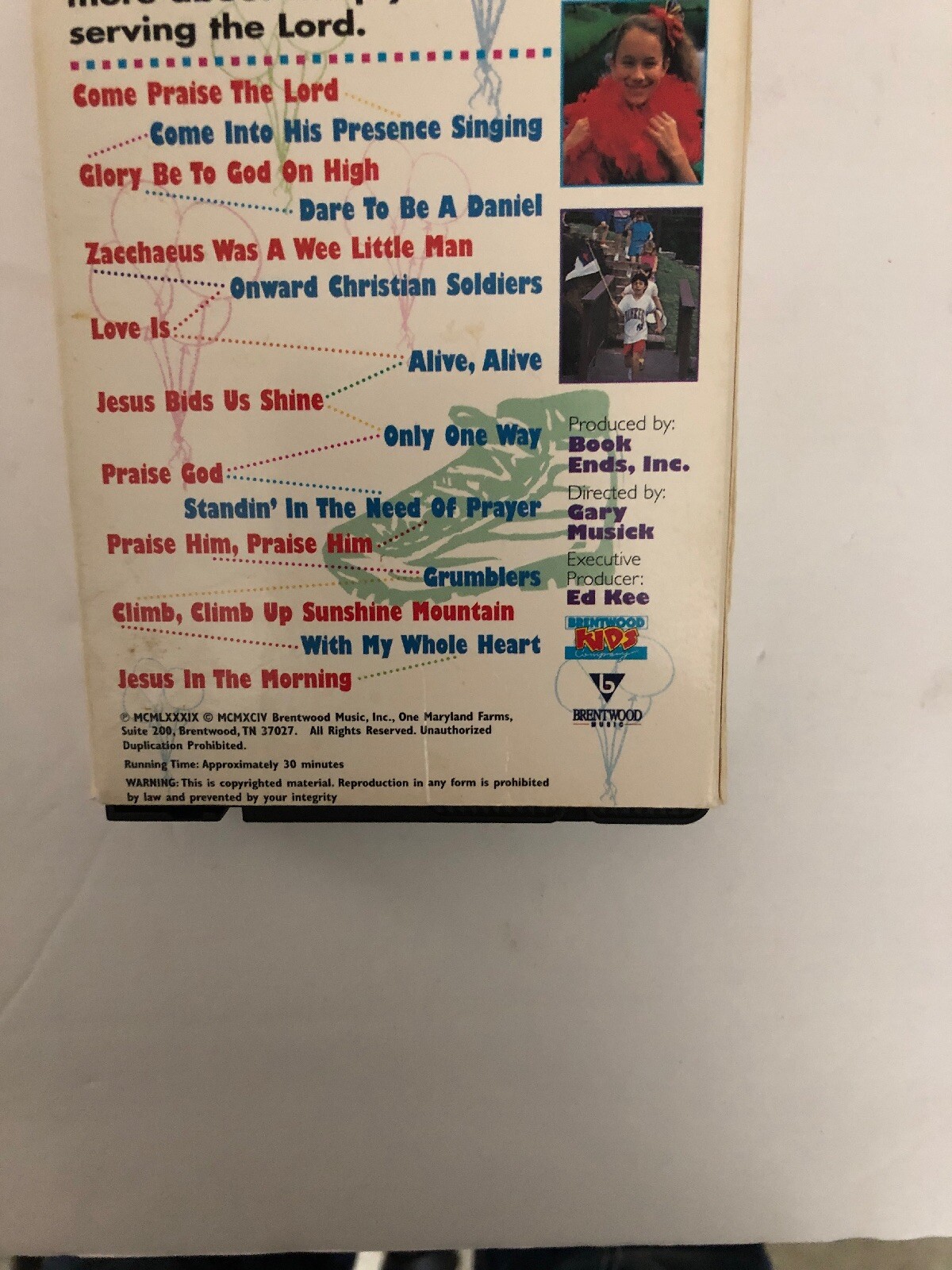 Kids Sing Praise Vol.2(VHS)Brentwood Kids EDUCATIONAL-TESTED-RARE ...