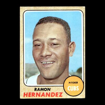 Ramon Hernandez 1968 Topps Chicago Cubs #382 Nice R303 | eBay