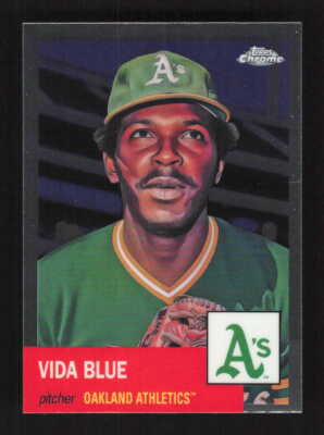 Vida Blue 2022 Topps Chrome Platinum Anniversary Oakland Athletics #333 ...