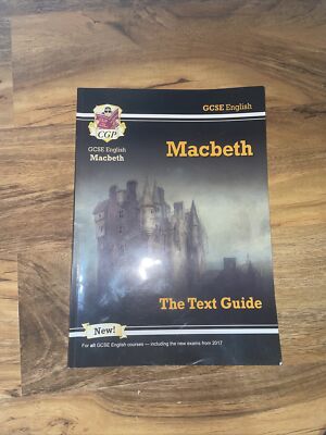 GCSE English Shakespeare Text Guide - Macbeth | eBay