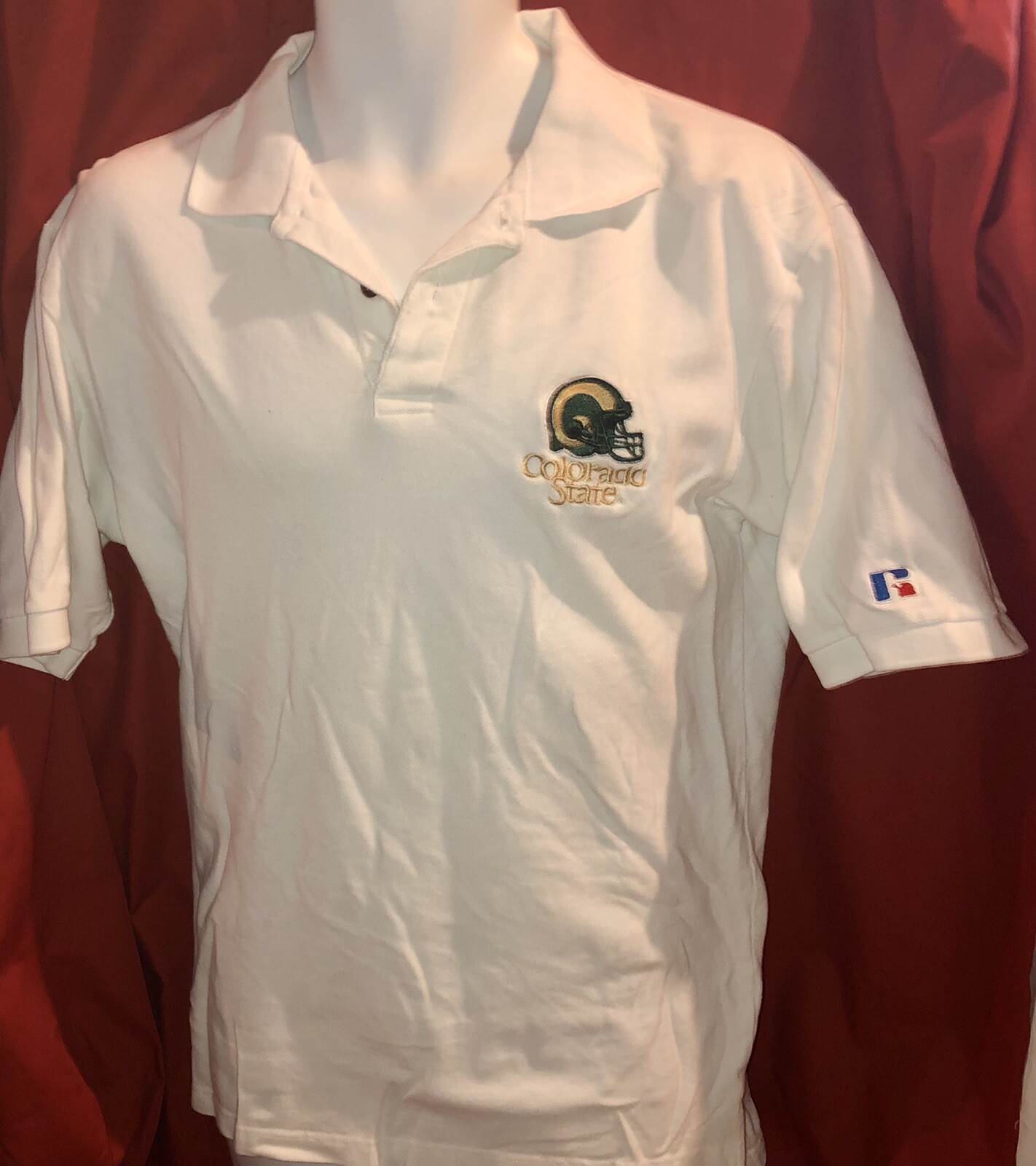Colorado State Rams Football Polo Shirt Size Medium | eBay