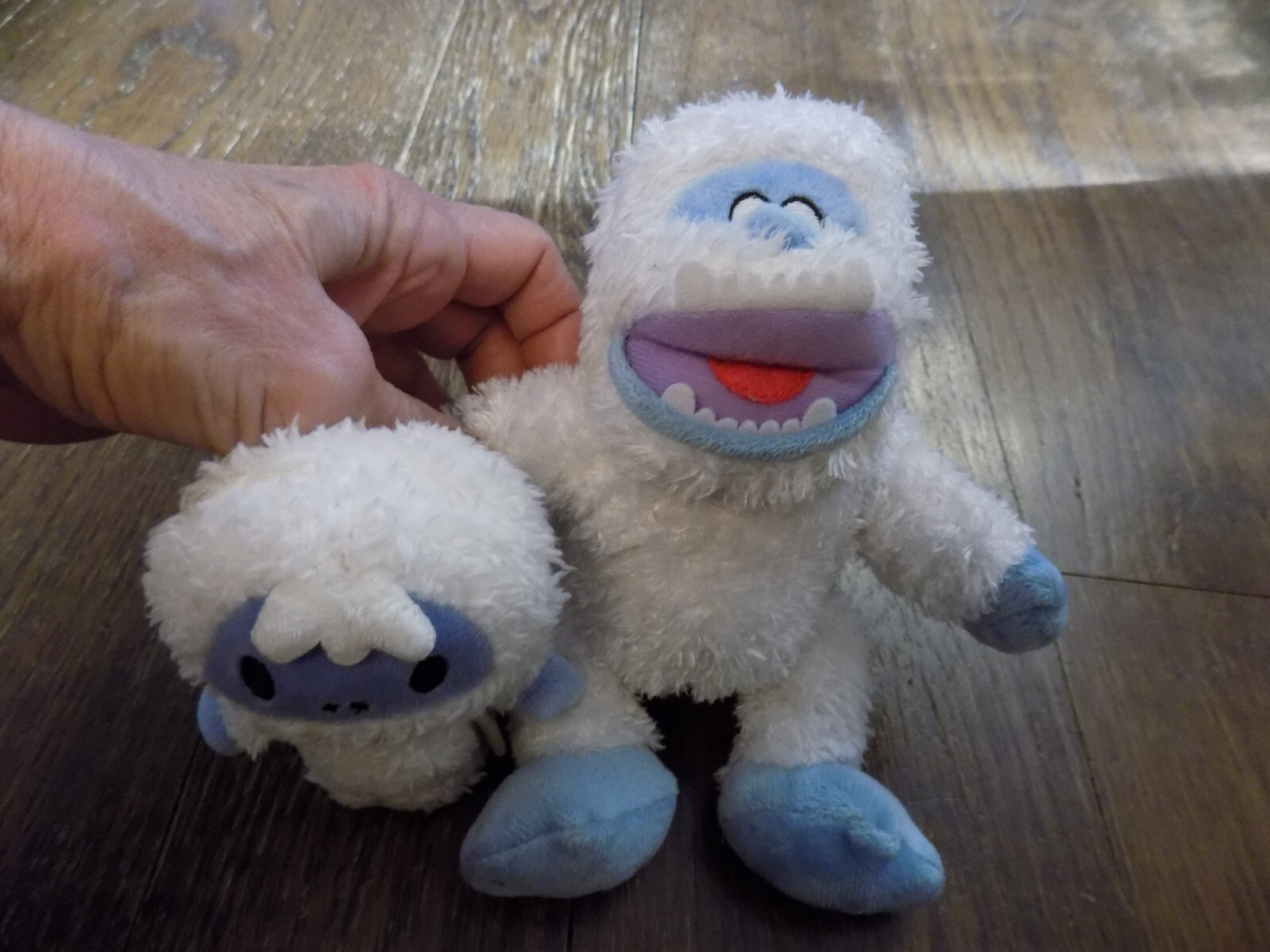 Lot 8" BUMBLE Abominable Snowman RUDOLPH Misfit toys Plush Rattle ...