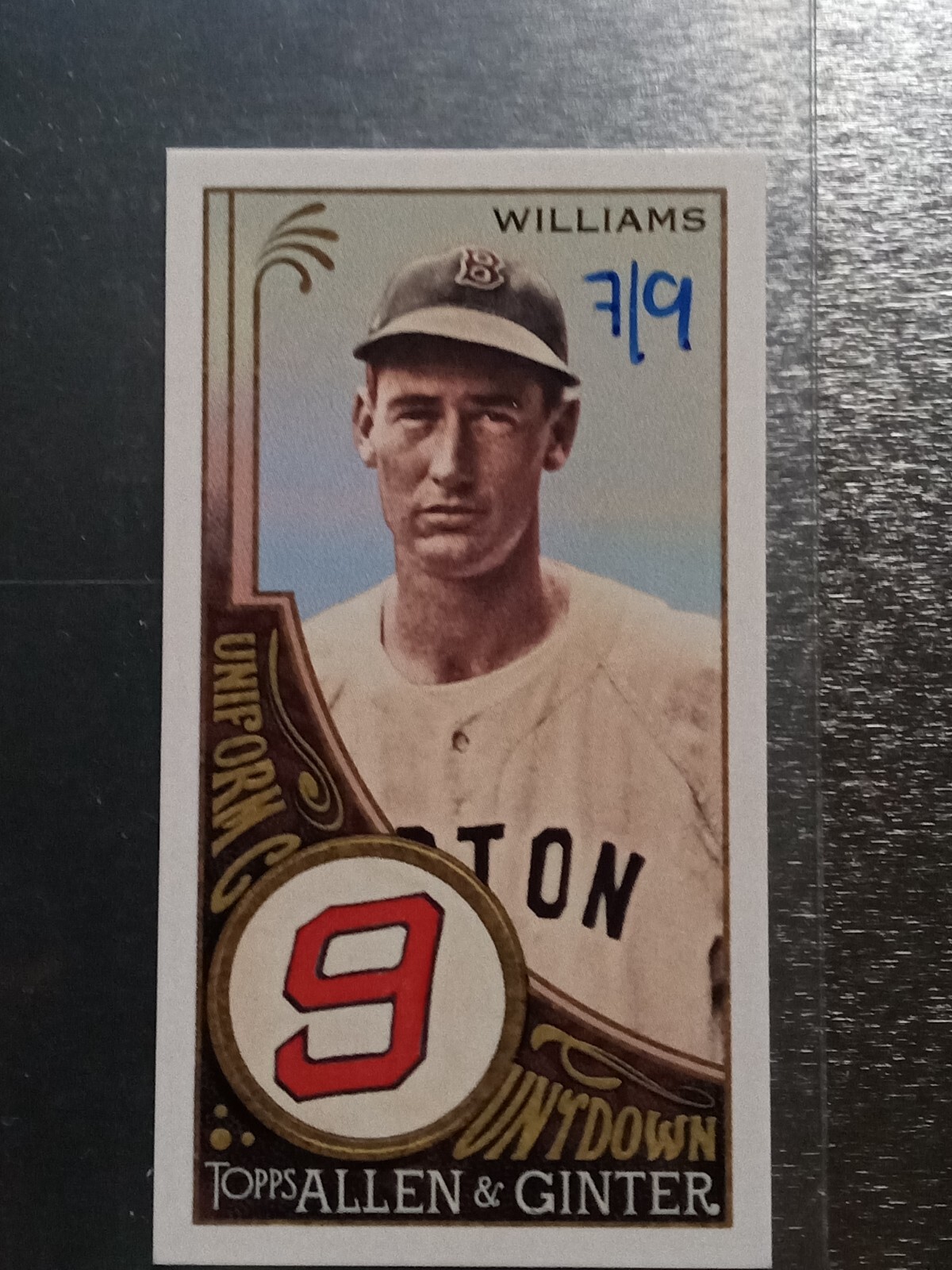 2023 Topps Allen & And Ginter Ted Williams Uniform Countdown 7/9 | eBay