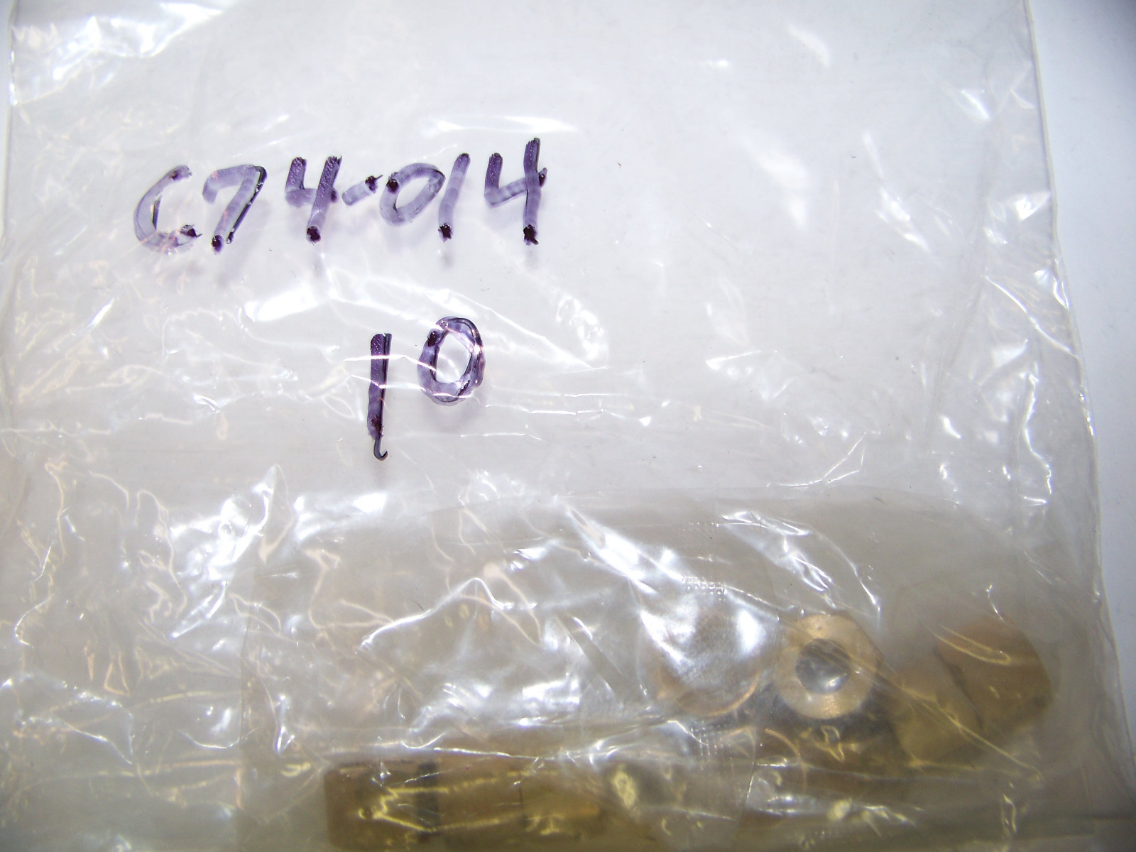 Jones Stephens 1/4" OD Brass Compression Nut, Lead Free 10 ea. C74-014 ...