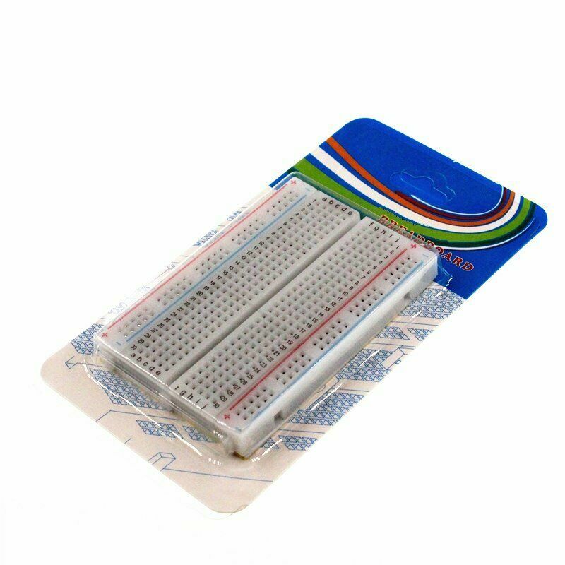 Mini Solderless Breadboard White Material 400 Points Available DIY | eBay
