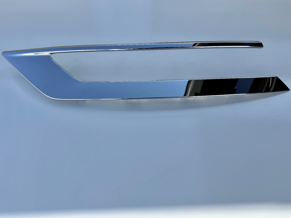 2017-2020 VOLVO V90 S90 FRONT BUMPER LEFT MOULDING CHROME TRIM 31425448 ...