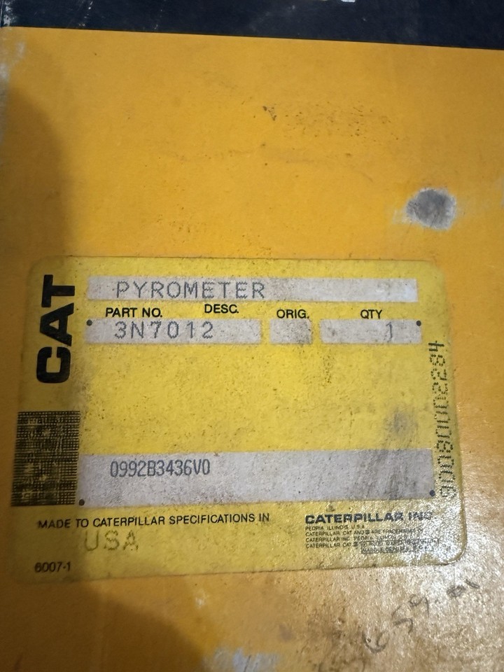 Caterpillar Cat 3N 7012 Pyrometer New In Box | eBay