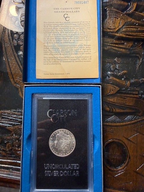 1878 United States Carson City GSA Hoard Silver Dollar w/ Box & COA | eBay