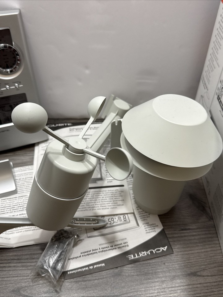 NEW in OPEN BOX ACU-RITE DELUXE WIRELESS WEATHER STATION with WIND ...