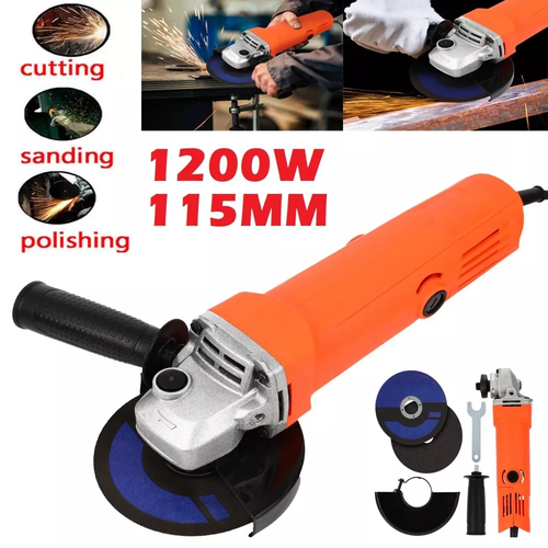 Angle Grinder 115mm 1200W 11000rpm Electric Grinding Sander Grinding ...