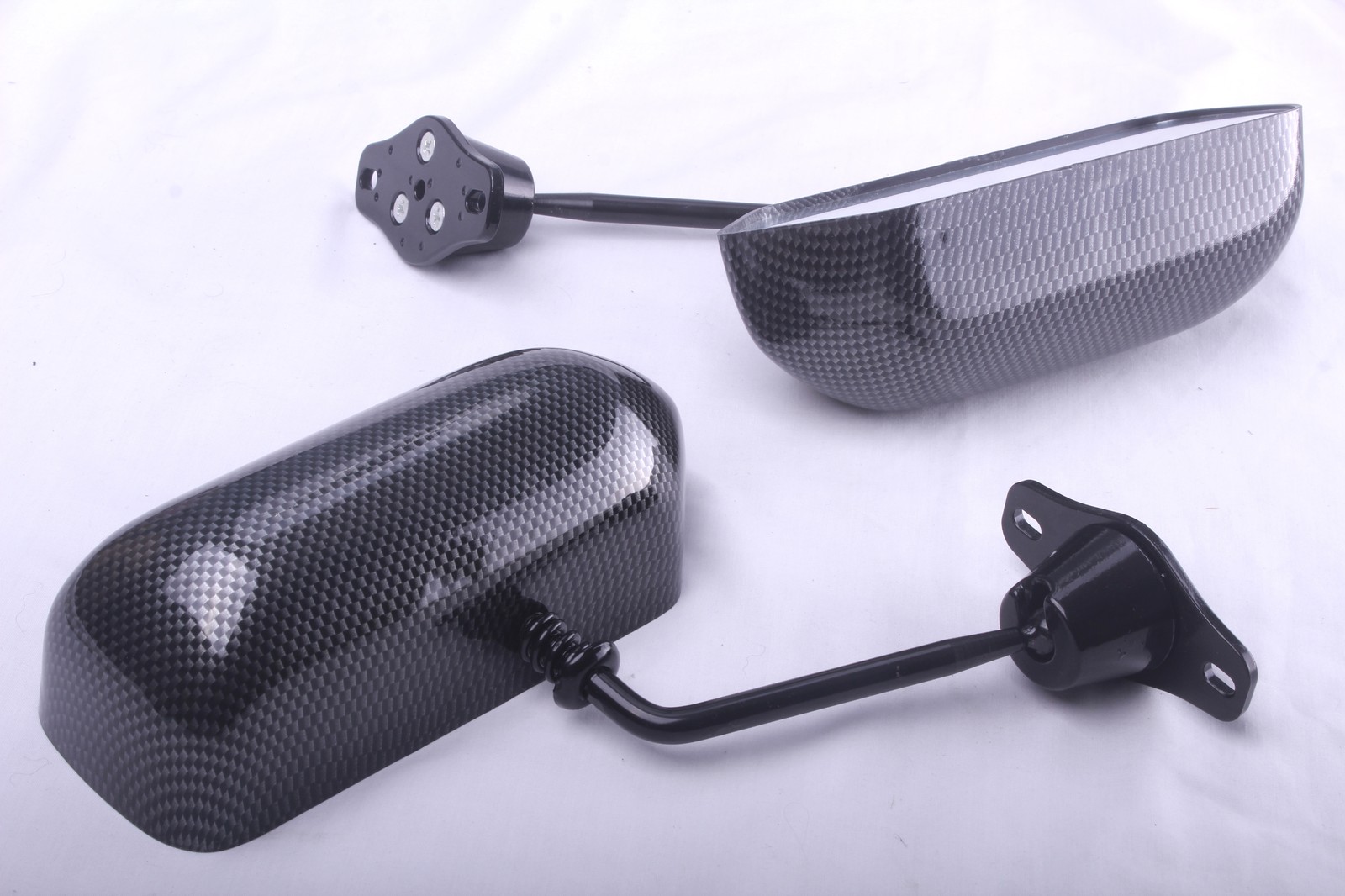 Mirrors Side Cycle Wing Kit Rear Car Racing F1 Turbo Race Carbon Fibre ...