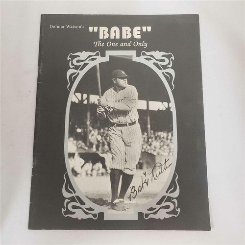 = Delmar Watson's Babe The One and Only Book 1992 NY Ruth Yankees ...