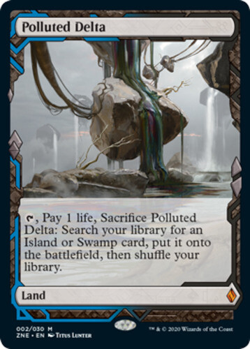Mint/Near-Mint, English - 1 x MTG Polluted Delta - Foil Zendikar Rising ...