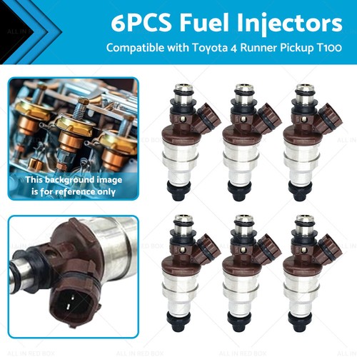 6x Fuel Injector Suitable For Toyota 4Runner Pickup 89-95 T100 93-94 ...