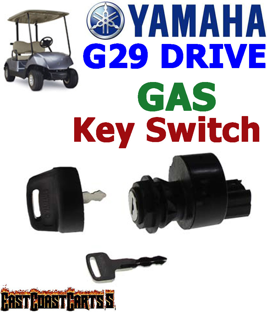Yamaha Golf Cart 2007-Newer G29 Drive Gas Ignition Key Switch JW1-H2510 ...