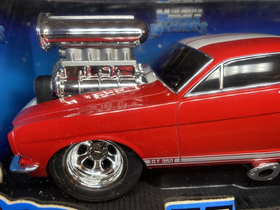 Muscle Machine 1:18 Die Cast 1966 Ford Mustang 2000 Funline Diecast Hot ...