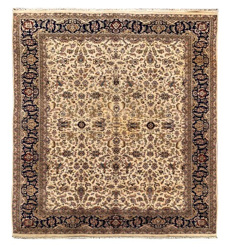 Amazing Hand Knotted Vintage Tribal Tabreez Wool Area Rug 12 x 8 Ft | eBay