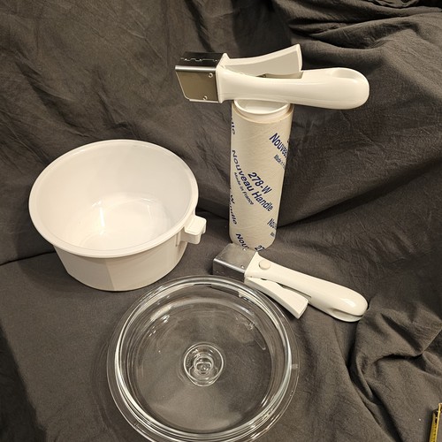 Princess House Nouveau 1.5 Qt Ceramic Saucepan Lid Removable Handle ...