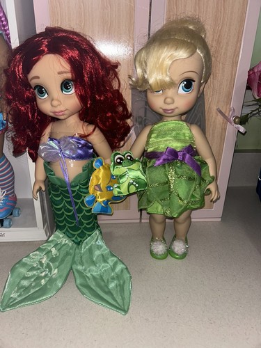 Disney Store Animators Collection Dolls- Tinker Bell and Ariel 16 Inch ...