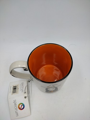 Halloween Witch Coffee Mug Spectrum Designz 2018 Orange 18oz Embossed ...