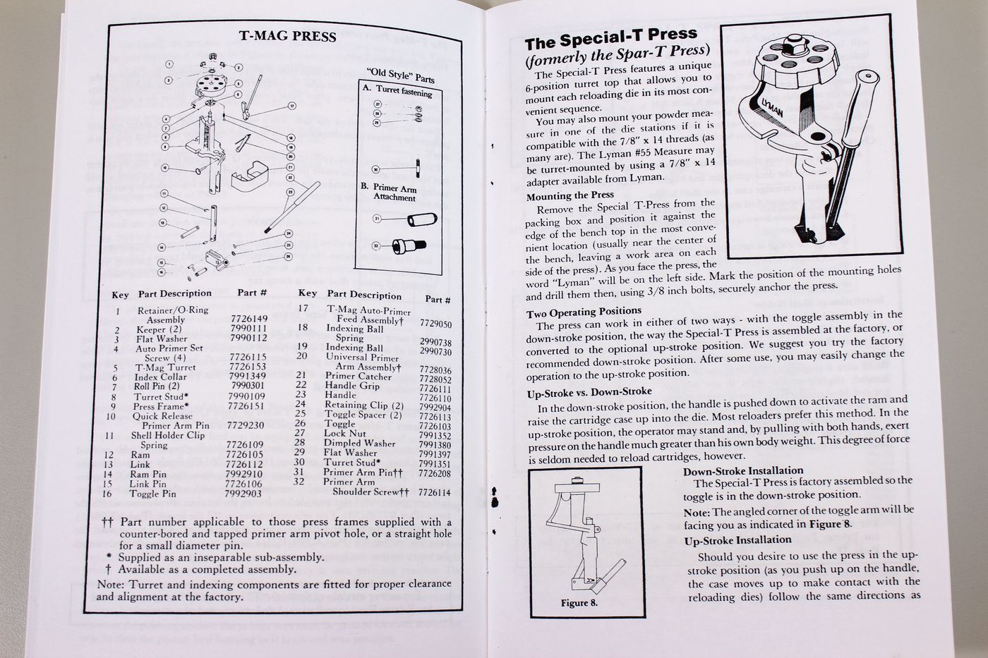 Lyman 450 Bullet Sizer Relubricator Reloading Owners User Manual ...