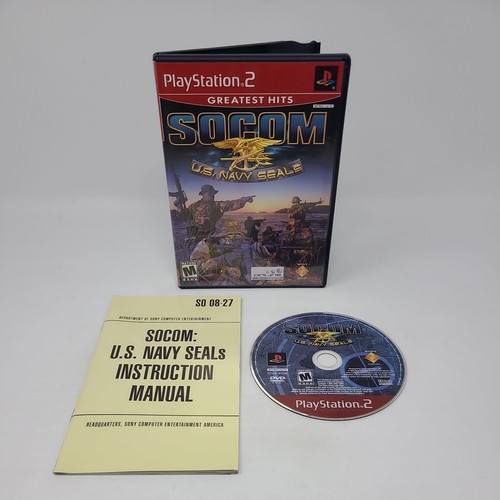 Socom U.S. Navy Seals Playstation 2 PS2 Game Complete W/ Manual ...
