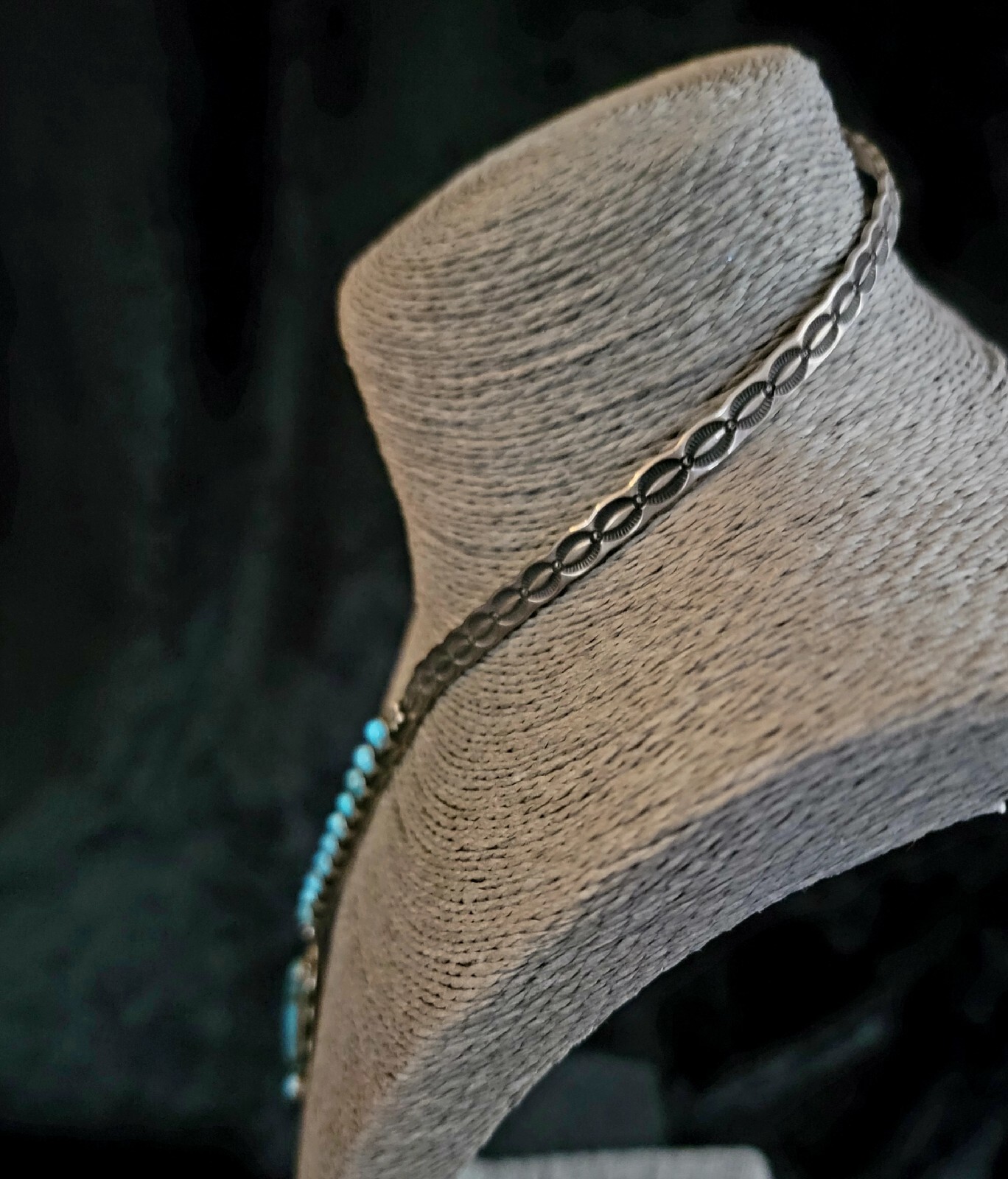 Navajo Herman Smith Turquoise Pendant/Necklace Signed | eBay