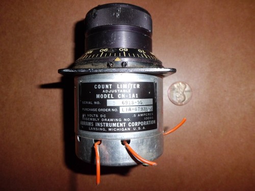 Vintage CN-1A1 Count Limiter Aircraft Camera Control-Abrams | eBay