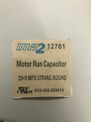Mars Mars2 Run Capacitor 25+5 uf MFD 370 volt 12761 | eBay