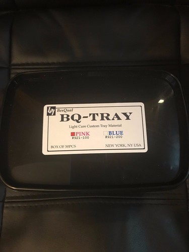Dental Light Cure Custom Tray Material - BQ Tray - Pink - 2mm - 50 Pcs ...