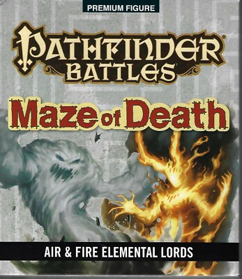 Pathfinder Battles Maze of Death Fire & Air Elemental Lords NEW NIP | eBay