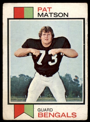 1973 Topps Pat Matson #227 Cincinnati Bengals m9yl90 FREE SHIPPING | eBay