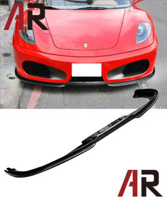 Front Bumper Add-on Lip HM Style Carbon Fiber for 2004-2009 Ferrari ...