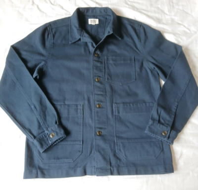 White Stuff Chore Jacket Utility Overshirt Shacket French Navy Men's ...