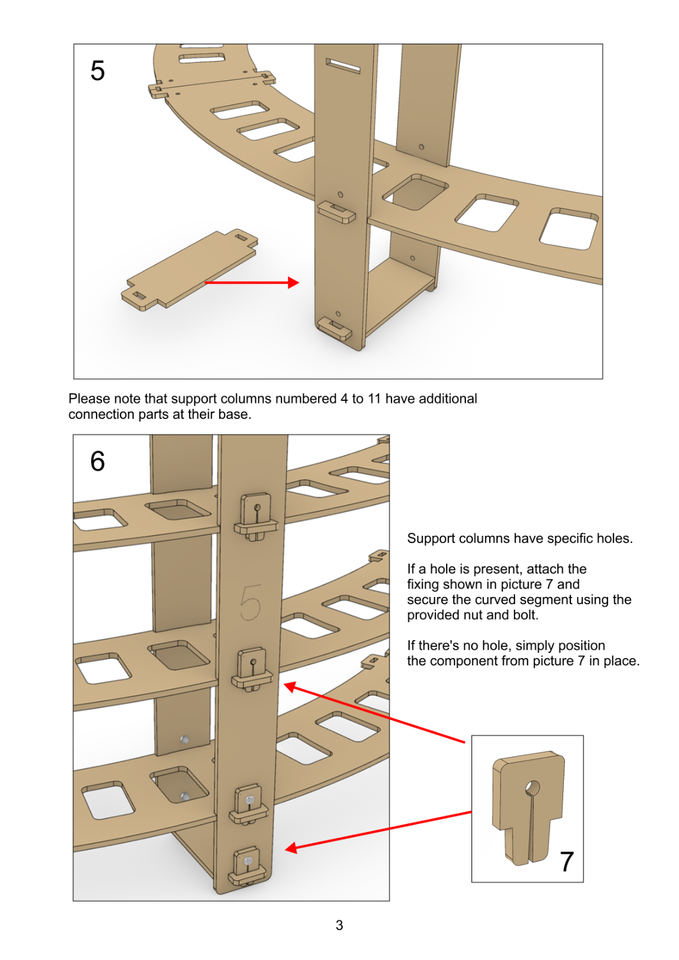 HO Scale Single Track Helix For Model Trains Radius: 22" Height 20", 4. ...