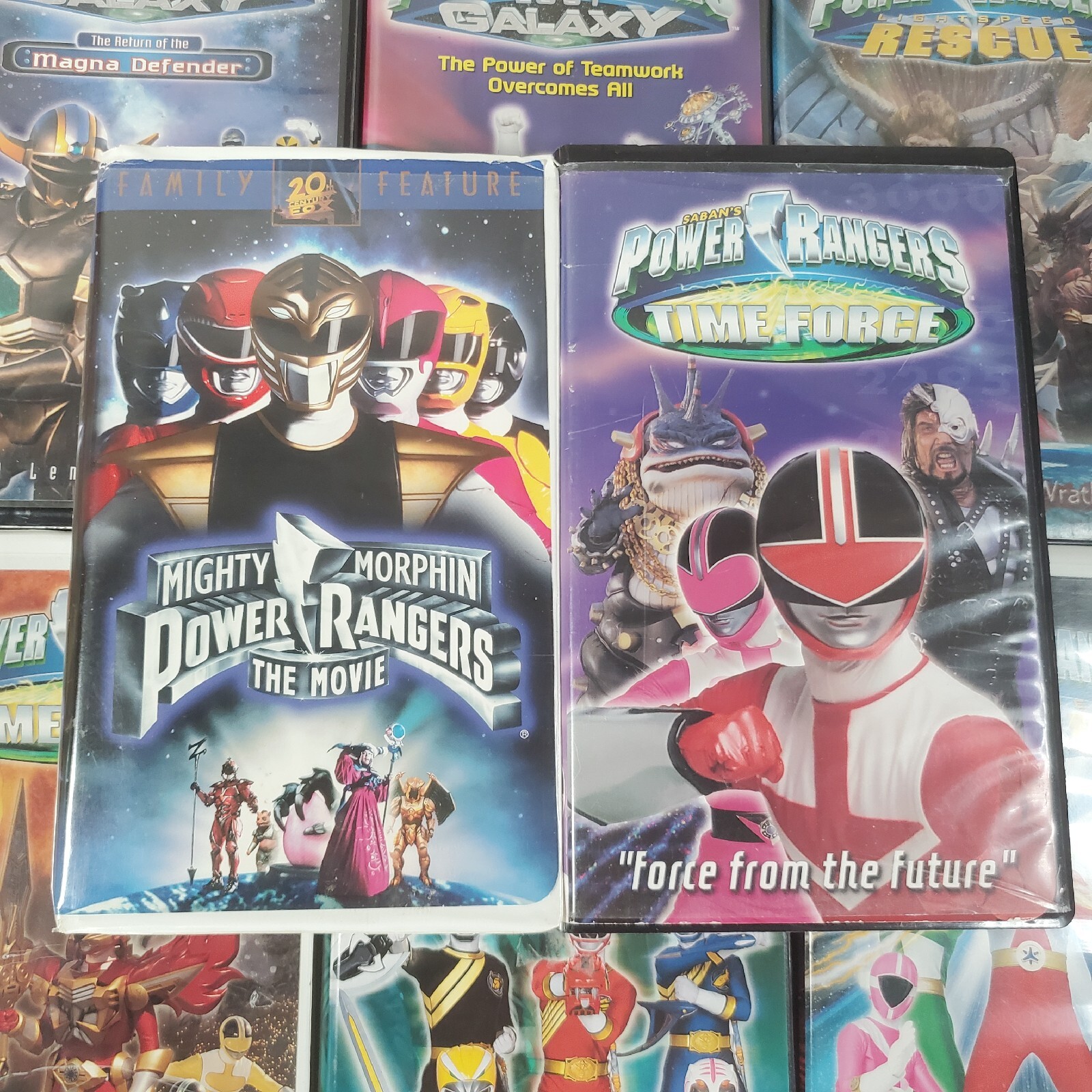 Power Rangers Vhs Lot Saban Rescue Galaxy Wild Force Lot Of 8 Tapes | eBay