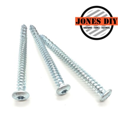 PANHEAD CONCRETE SCREW MULTIFIX FRAME WINDOW DOOR FIXING MASONRY BRICK ...