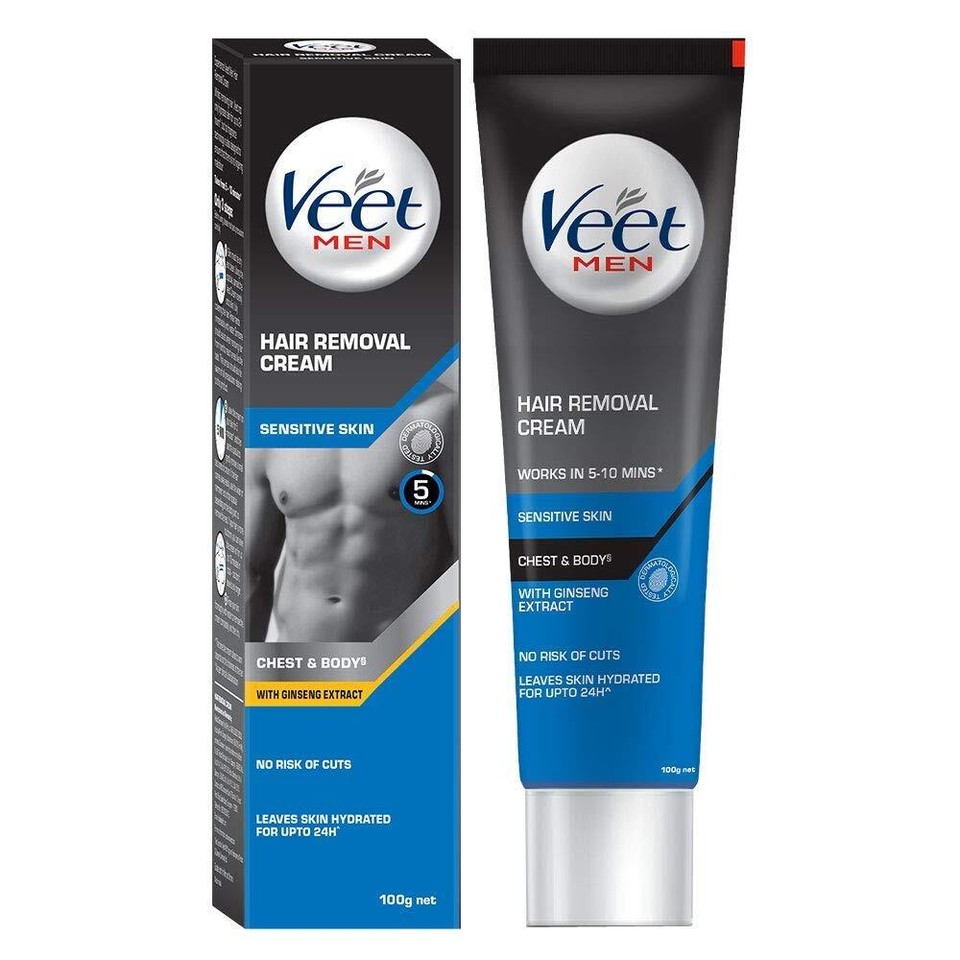 Veet Hair Removal Cream For Men Sensitive Skin & Normal Skin | eBay