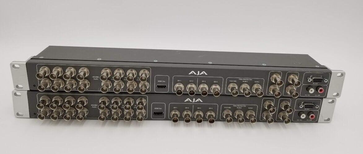 LOT OF 2 AJA K3G-BOX KONA 3G External Video Editing Breakout Box | eBay