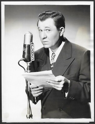 Stuart Erwin Original 1940s CBS Radio Promo Photo Phone Again Finnegan ...