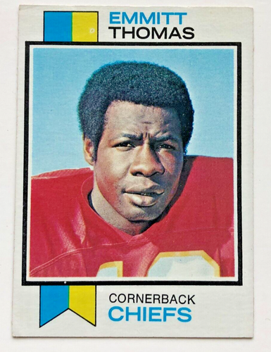 1973 Topps #107 Emmitt Thomas Kansas City Chiefs VGEX 1065 | eBay