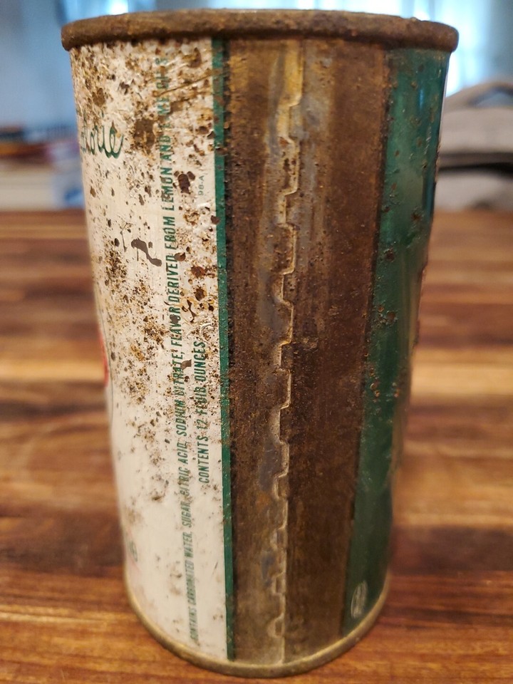 Bubble Up Lemon Lime Flat Top Soda Can | eBay