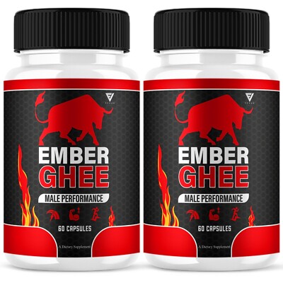 (2 Pack) Ember Ghee Max Performance Supplement EmberGhee Capsules (120 ...