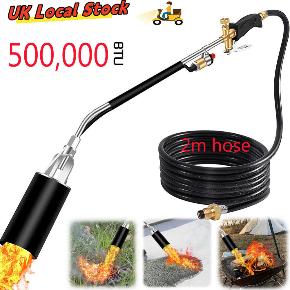 BISupply Propane Torch Weed Burner - 500,000 BTU Gas Flame...