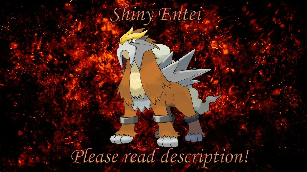 Shiny Entei Pokemon X