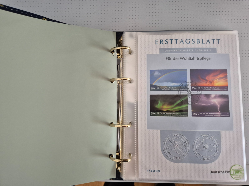 Sammlung Ersttagsblätter BRD unter Folien im Binder | eBay.de